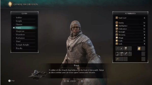 The Best Demon’s Souls PS5 Class for Beginners: Priest Class